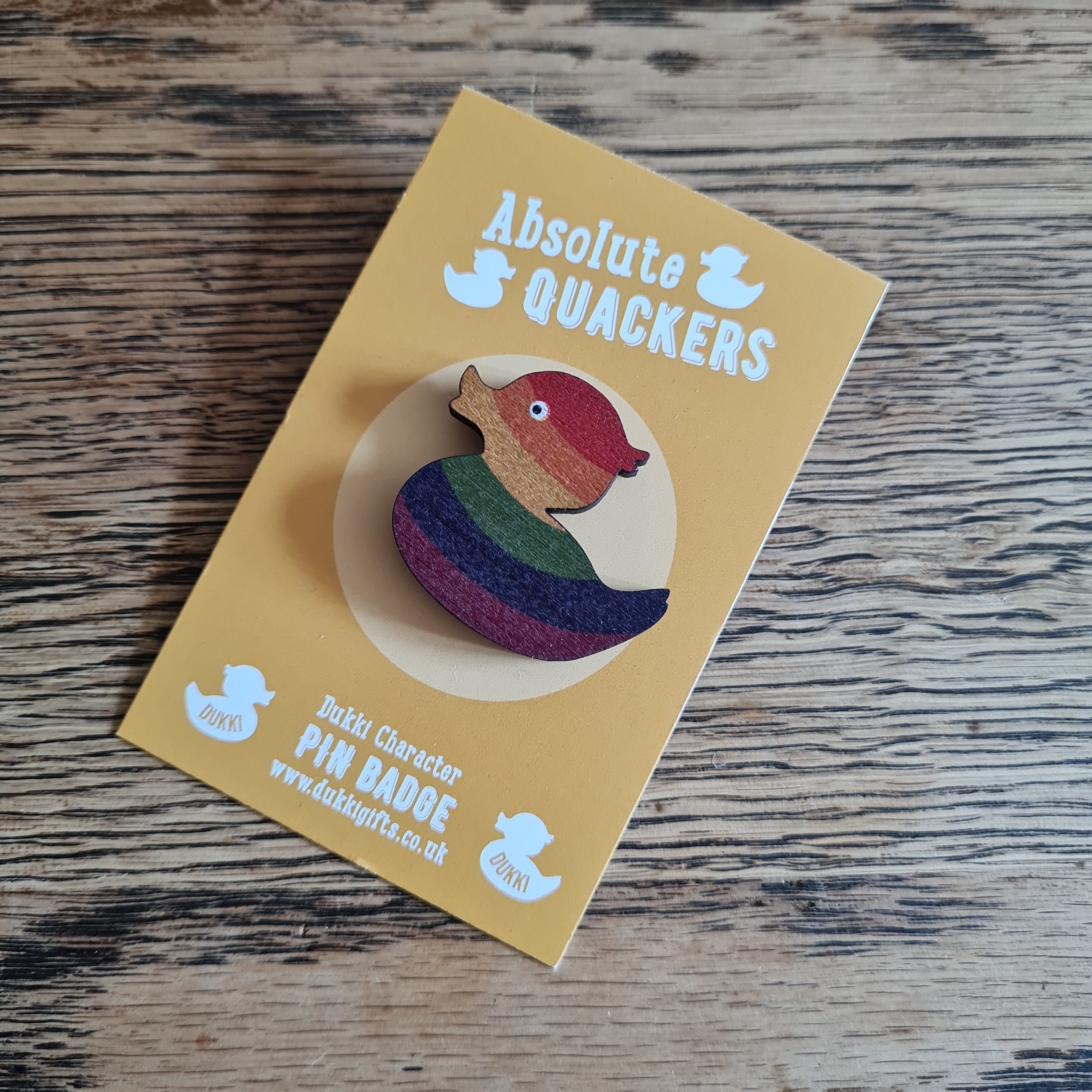 Pride Flag duck Pins — DUKKI Ltd