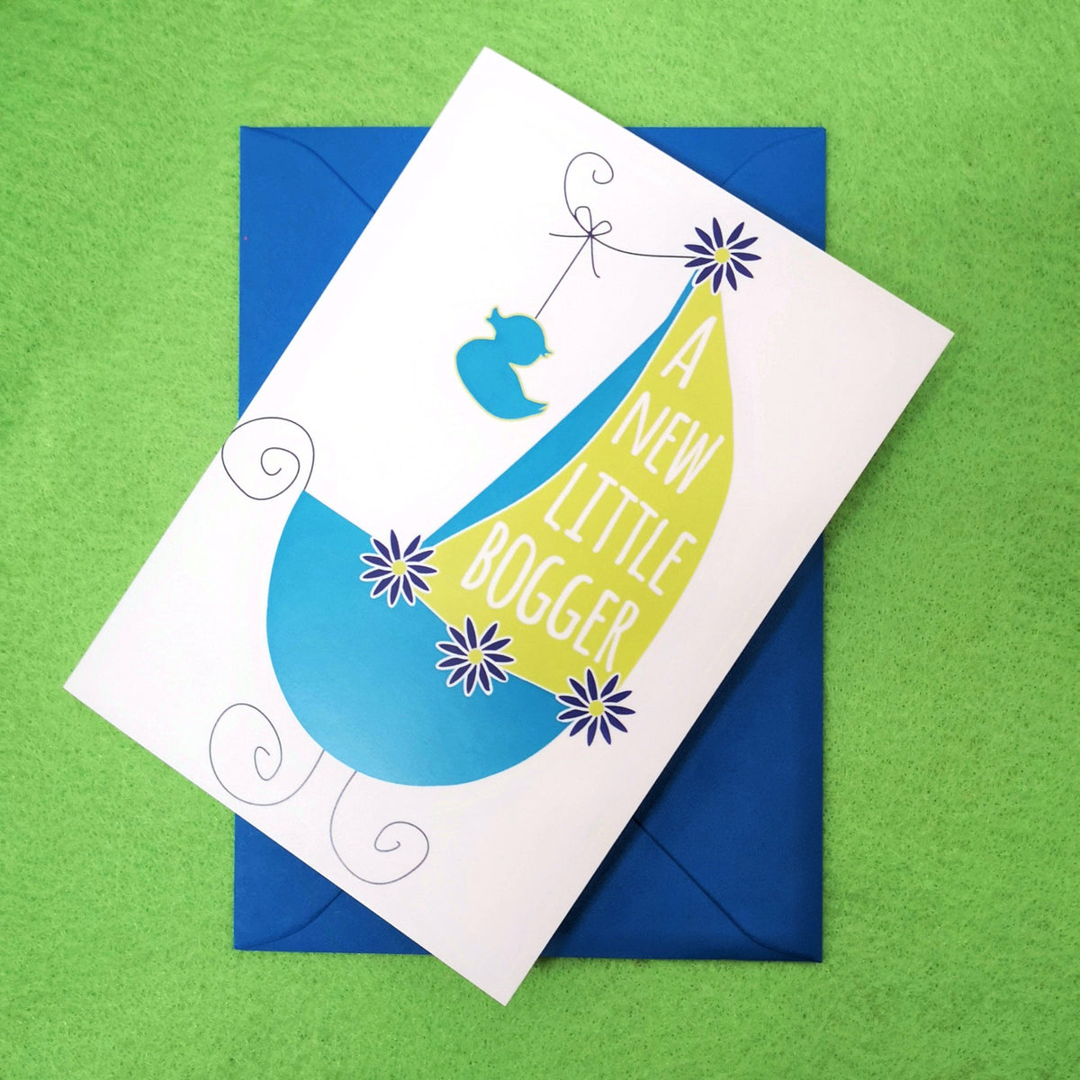 A New Little Bogger Greetings Card — DUKKI Ltd