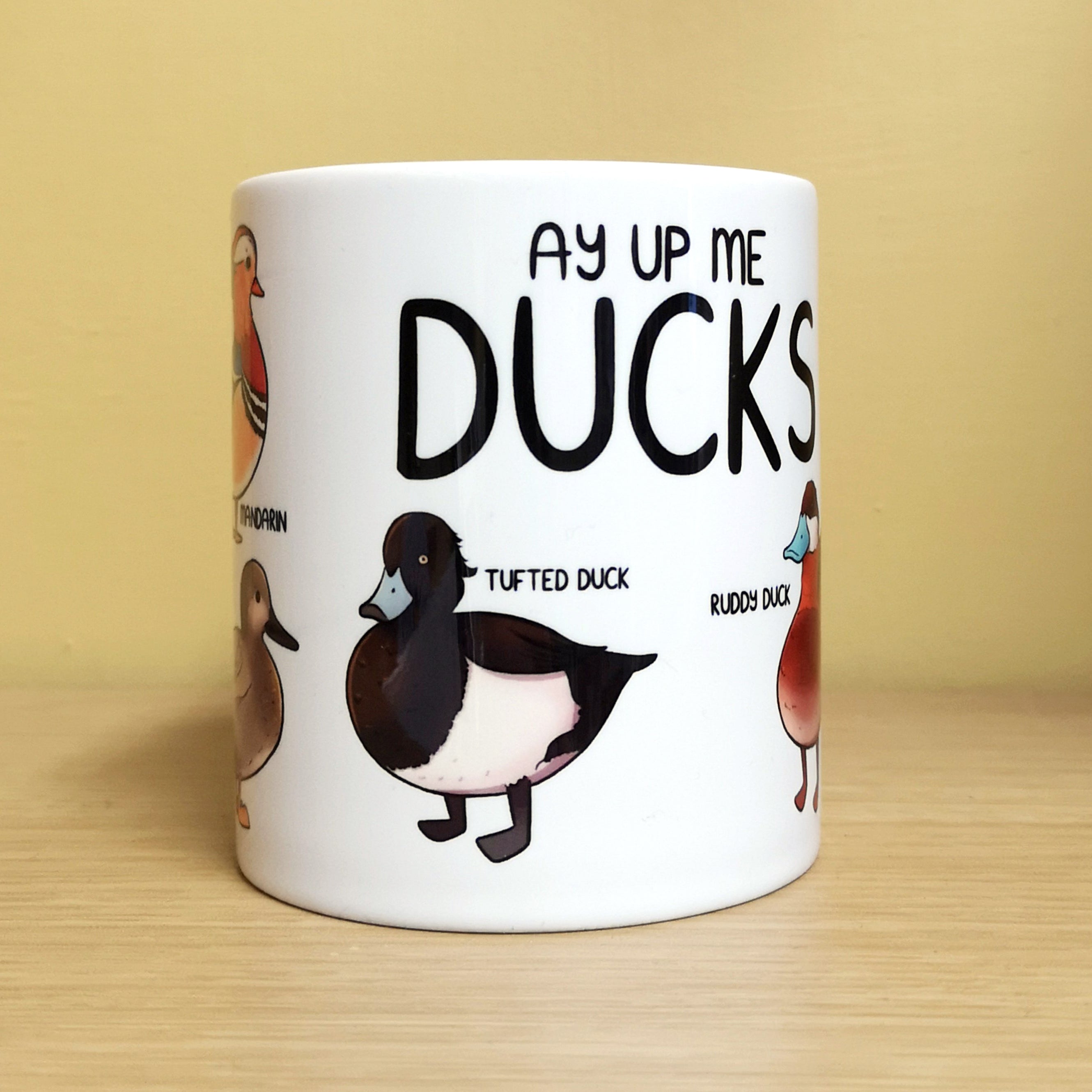 Ay Up Me Ducks Mug by Melissa Jan Art — DUKKI Ltd