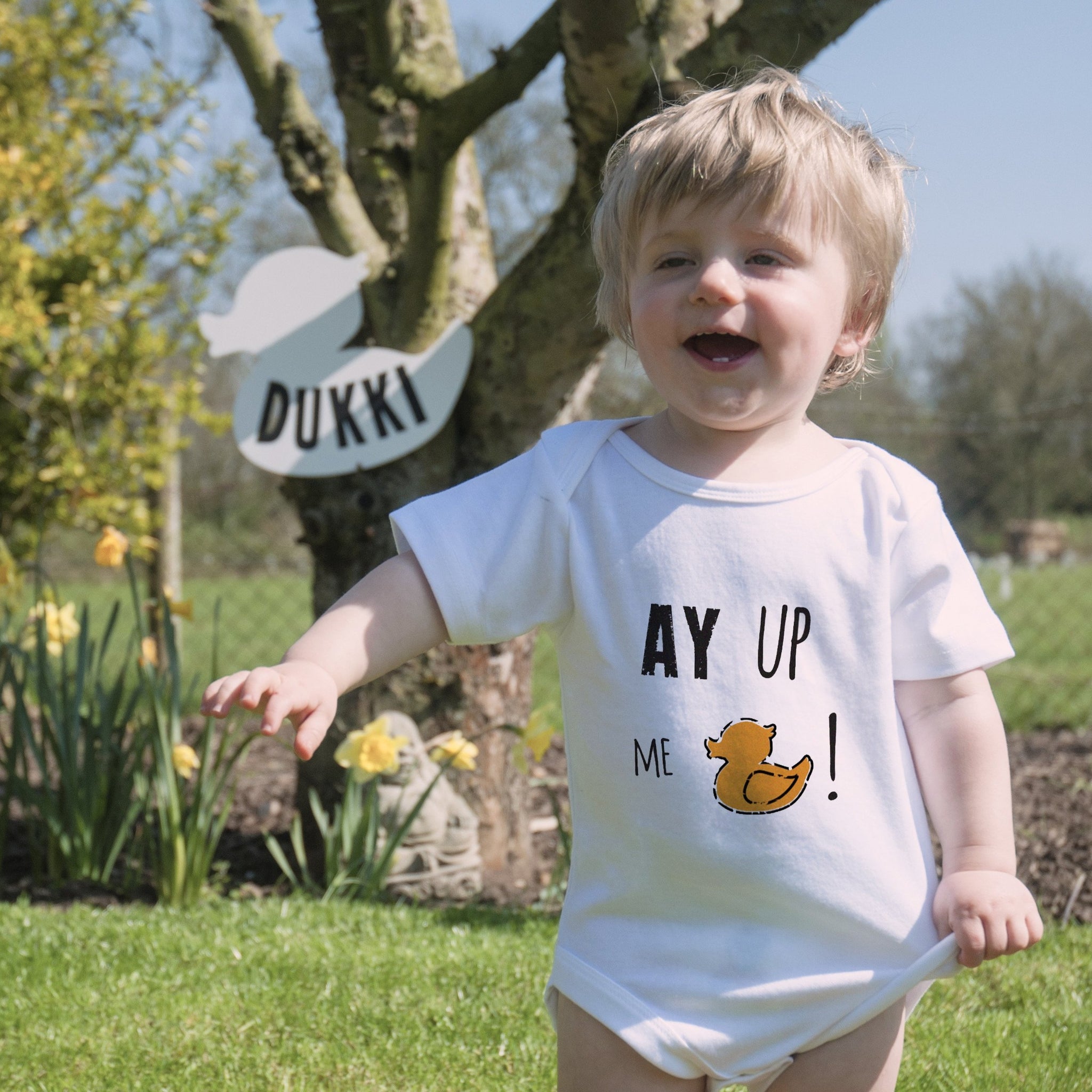 Ayup, me duck! Clothing and Accessories — DUKKI Ltd